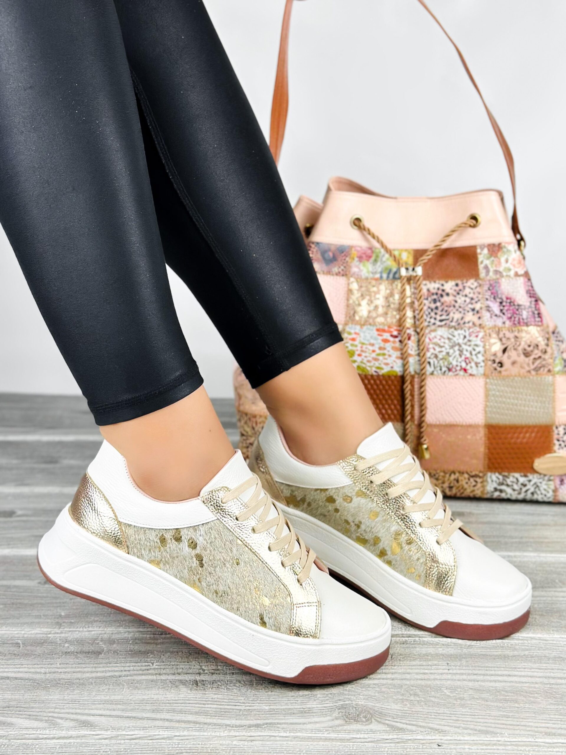 Tenis Talco Dorado x Print y Comodidad en Cada Paso