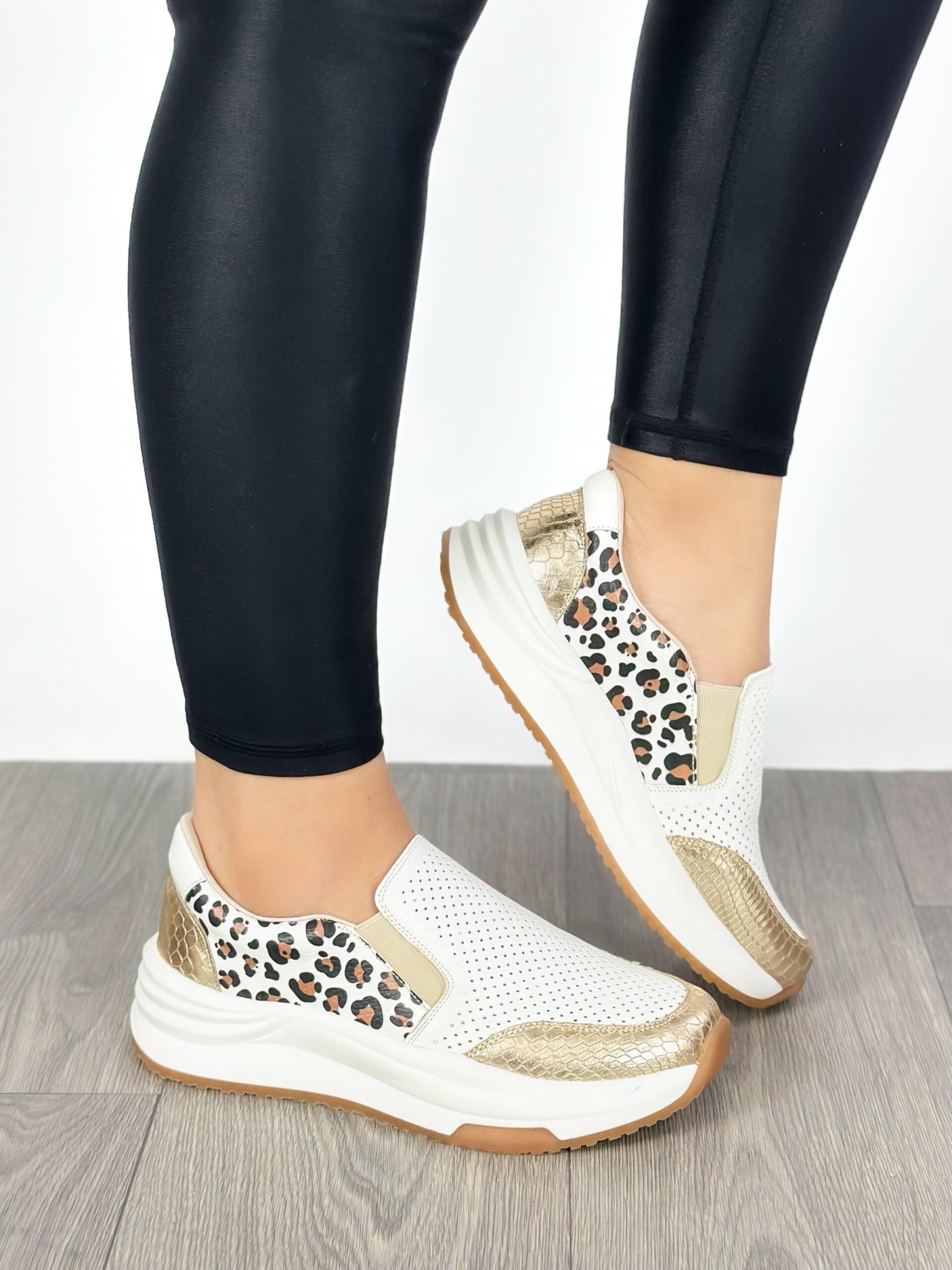 Tenis Talco x dorado print (DP20) y Comodidad en Cada Paso